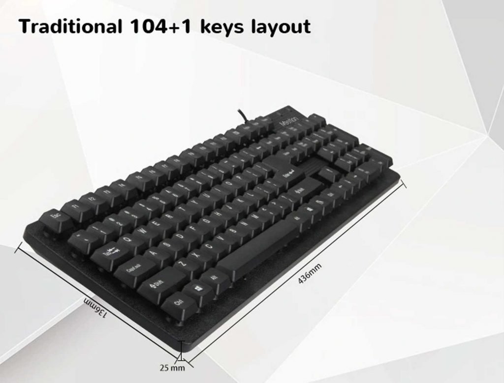 Buy Meetion Office Keyboard K202 in Nepal | Computer Planet
