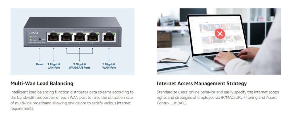 Cudy R700 VPN Router | Multi-WAN Router | Computer Planet